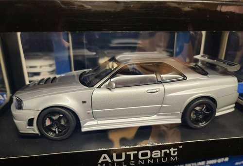 1:18 Autoart Nissan Ниссан Skyline R34 GT-R Z-Tune