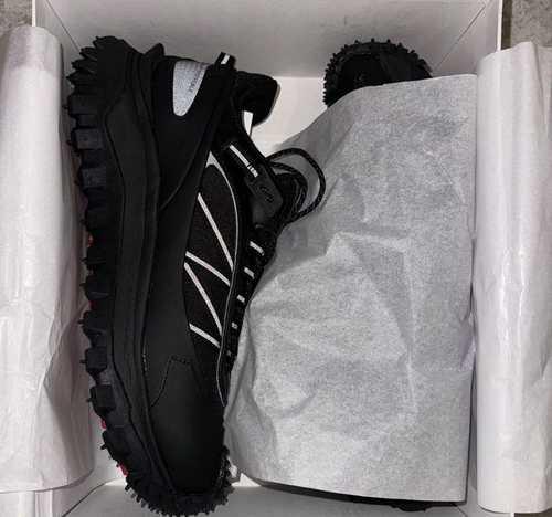 Кроссовки мужчкие Moncler Trailgrip GTX Black 45eu