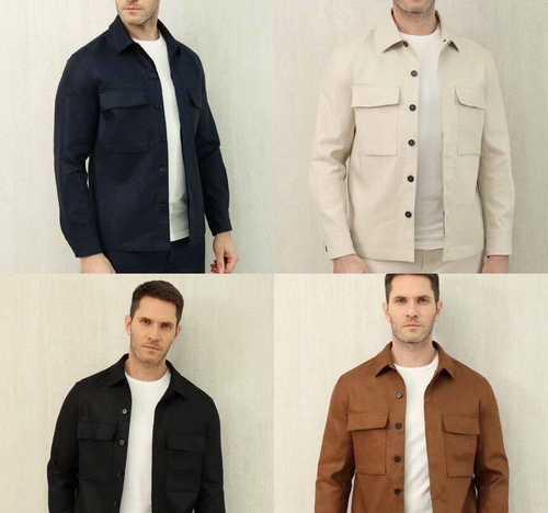 Льняная рубашка Ermenegildo Zegna M-3XL