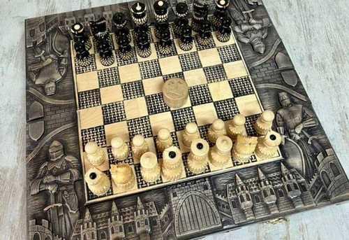 Шахматы шашки нарды ручной работы