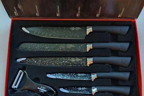 Новый набор кухонных ножей Swiss Gold 6 предметов
