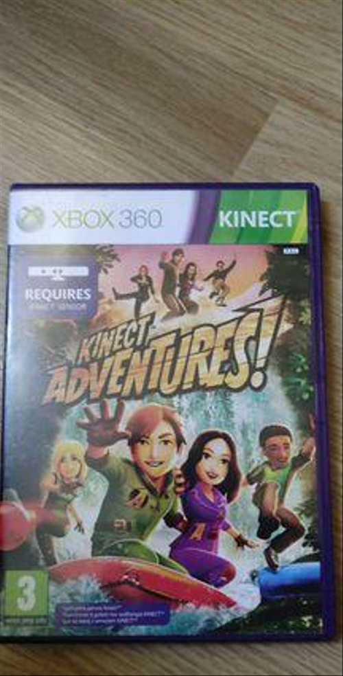 Xbox 360 игра лицензия kinect adventures