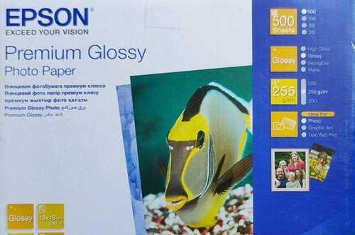 Фотобумага Epson Premium Glossy Photo Paper, 400 +