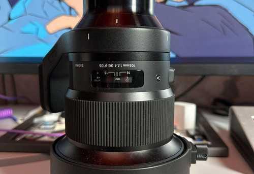 Объектив Sigma 105/1,4 DG for Sony