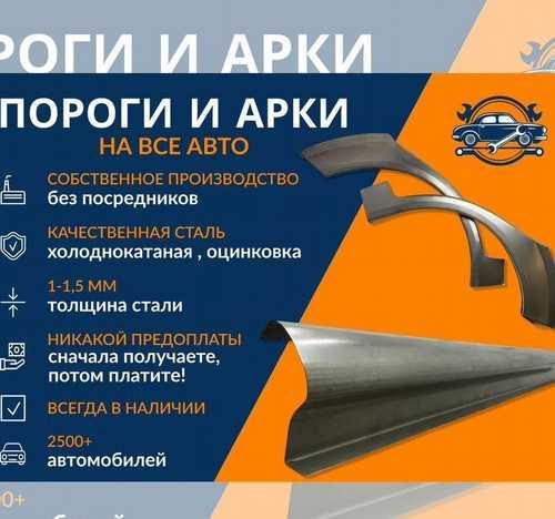 Ремонтные пороги. Ремонтные арки для Hyundai