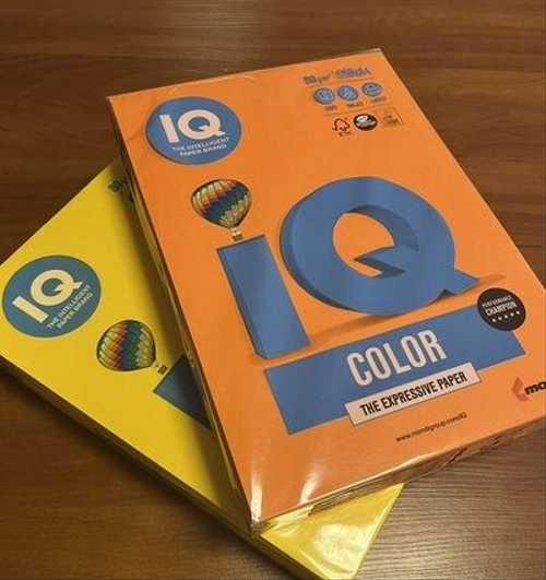 Цветная бумага mondi IQ color A4 (80гр)