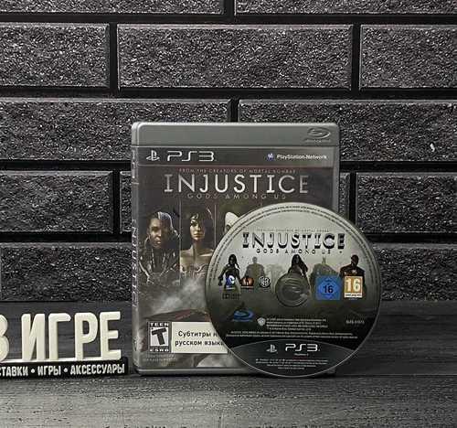 Диск Injustice: Gods Among Us (PS3)