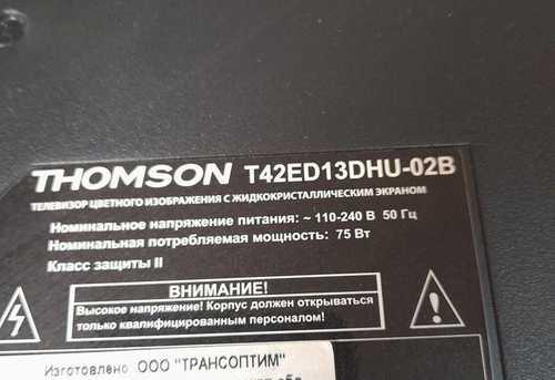 Запчасти для ЖК телевизора Thomson T42ED13DHU-02B