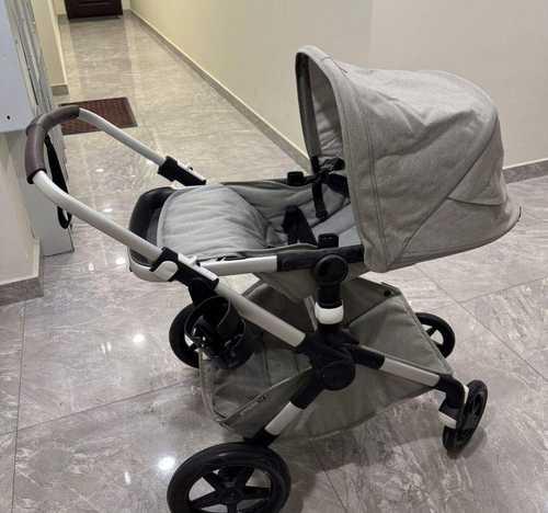 Коляска bugaboo fox 2 mineral light grey complete