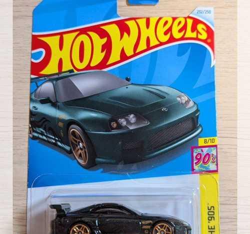 Hot Wheels Toyota Supra (2024 г.) (Тёмно-зеленый)