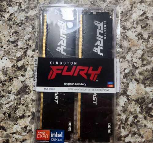 Kingston Fury Beast Black KF556C36bbek2-16 DDR5