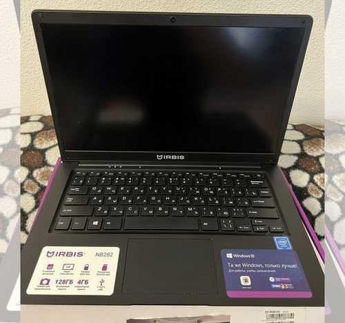 14" Irbis NB282, Celeron, RAM 4 ГБ, 128 ГБ, Intel HD Graphics 500