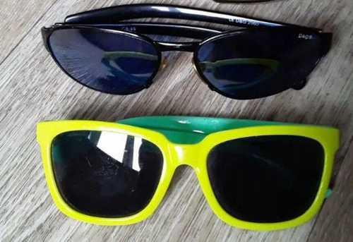 Солнцезащитные очки 2 шт детские и мужские лот