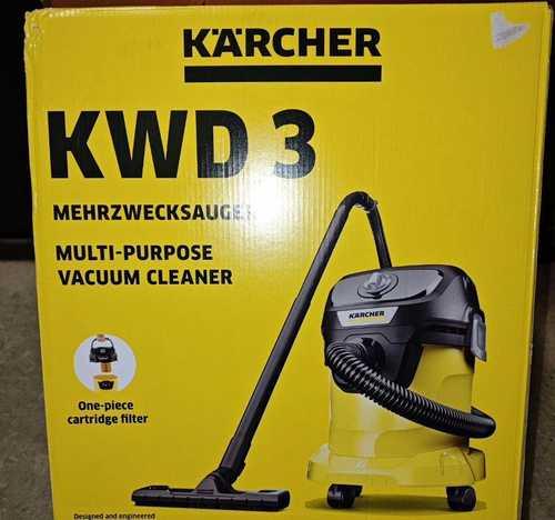 Пылесос Karcher KWD 3 V-15-4-20 с пластиковым