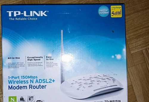 Wifi роутер tp-link TD-W8151N