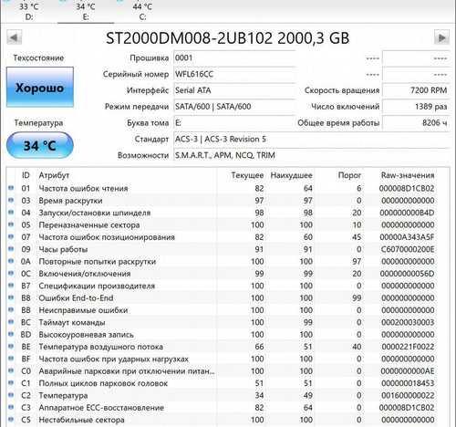 Жесткий диск Seagate BarraCuda 2 тб