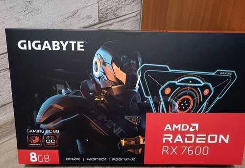 Gigabyte Radeon RX 7600 gaming OC 8GB (Новая)