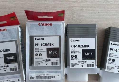 Картридж Canon PFI-102MBK