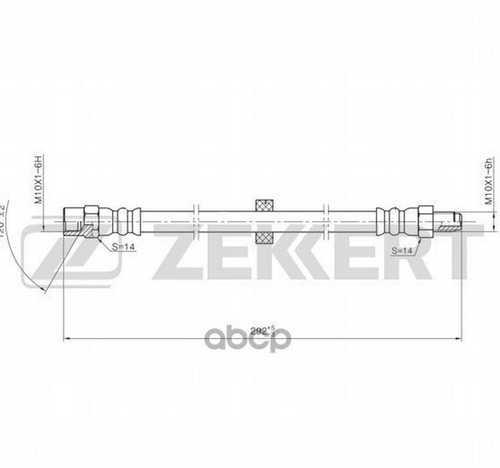 Шланг тормозной задний Volvo XC90 02- bs9470