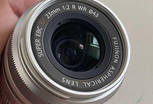 Объектив Fujifilm XF 23mm 2.0 R WR silver