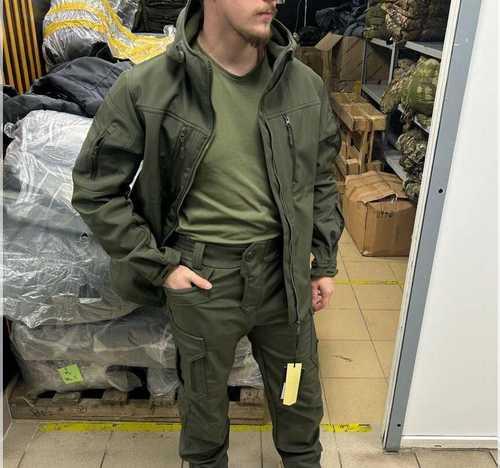 Костюм тактический softshell rus непромокаемый