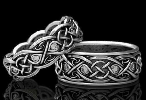 Кельтские обручальные кольца