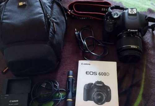Зеркальный фотоаппарат canon 600d | Festima.Ru - Мониторинг объявлений