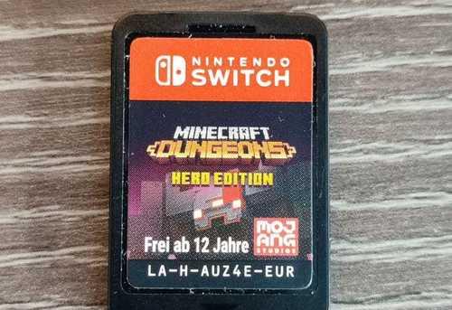 Minecraft Dungeons для Switch (Hero edition)