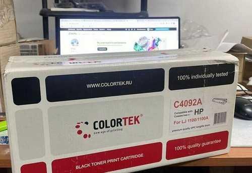 Картридж Colortek HP C4092A тонер