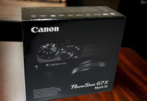 Canon G7X Mark III новый