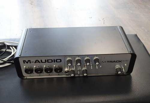 Звуковая карта M-audio M-track quad