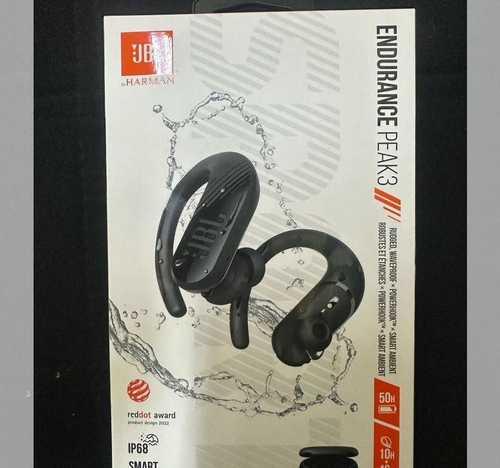 Беспроводные наушники JBL Endurance peak 3. Новые