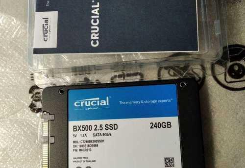 Ssd 240 гб Crucial новый