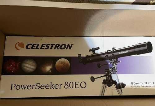 Телескоп Celestron Power seeker 80 EQ