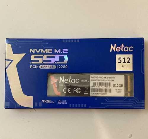 Ssd m2 nvme 512gb netac