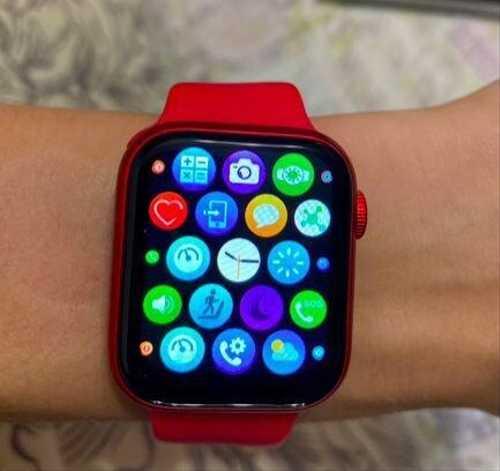 Умные часы Smart Watch i7 Pro max красные