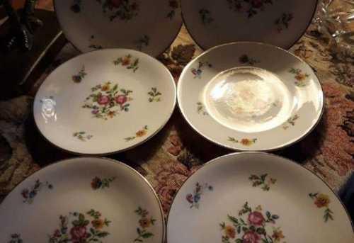 Антикварные тарелки" Limoges" франция