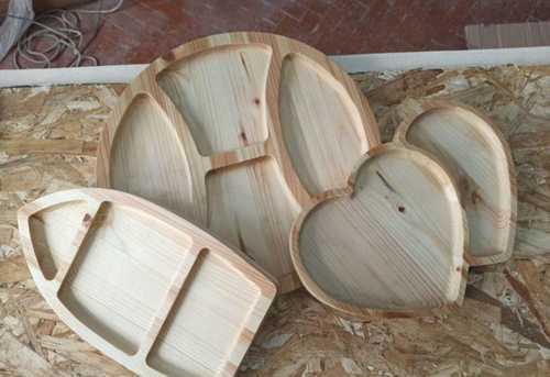 Тарелки деревянные опт