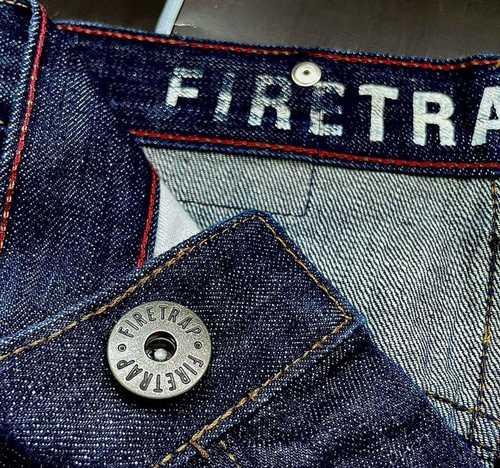 Firetrap Dark Blue Jeans Shortpants