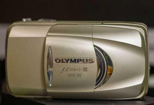 Плёночный фотоаппарат Olympus Mju III Wide 100