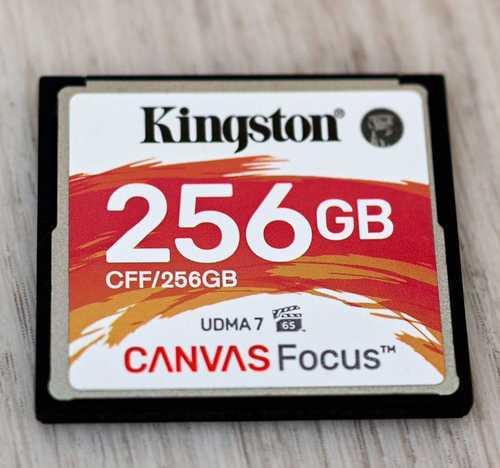 Карта памяти Compact Flash Kingston 256гб