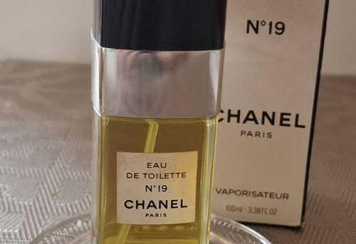 Chanel 19 edt 100 ml винтаж 80е