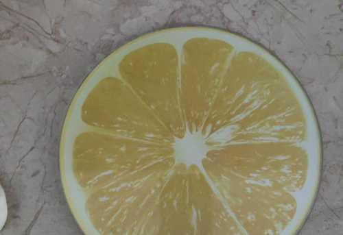 Подставка под горячее стекло "Лимон"