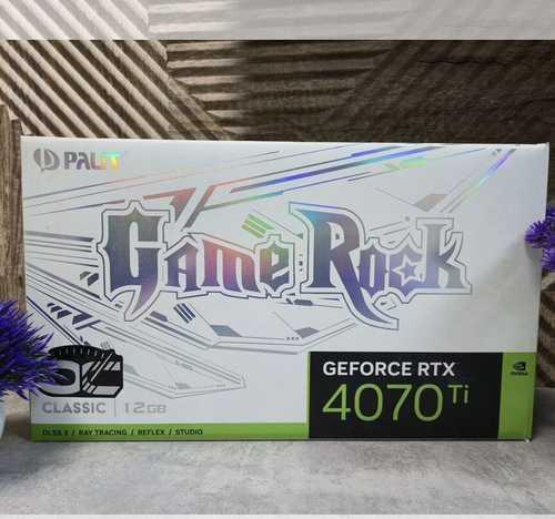 DNS Гарант Видеокарта palit RTX 4070 Ti gamerock