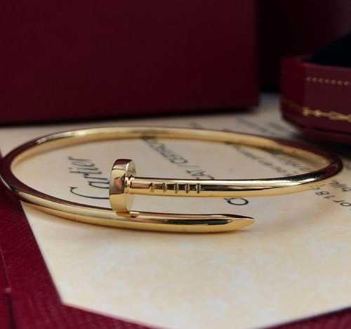 Золотой браслет cartier Justе is thе гвоздь 585п