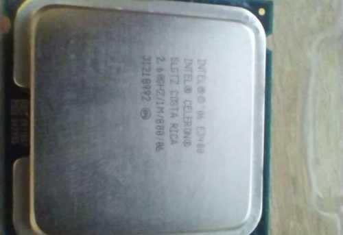Процессор 2х ядерный Intel Celeron e3400 2.6 Ghz