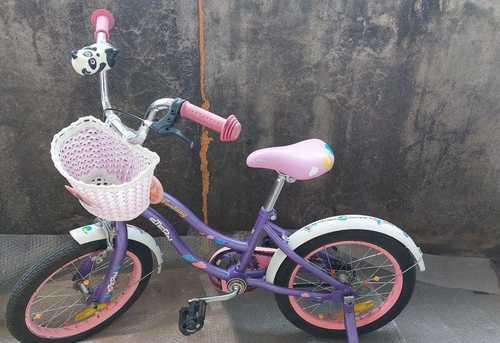 Детский велосипед для девочки 14 радиус
