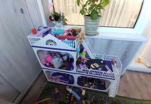 Детский игрушечный домик для Барби