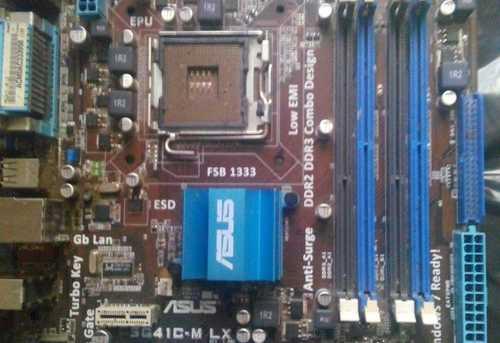 Материнская плата Socket LGA775 asus P5G41C-M LX 2