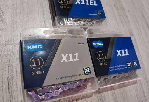 Цепь KMC X11 Aurora Blue 118L 11ск X11 EPT
